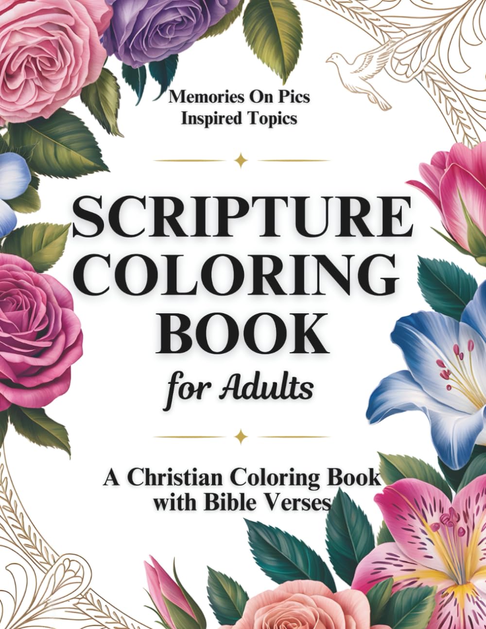 Scripture Coloring Book For Adults A Christian Coloring Book With