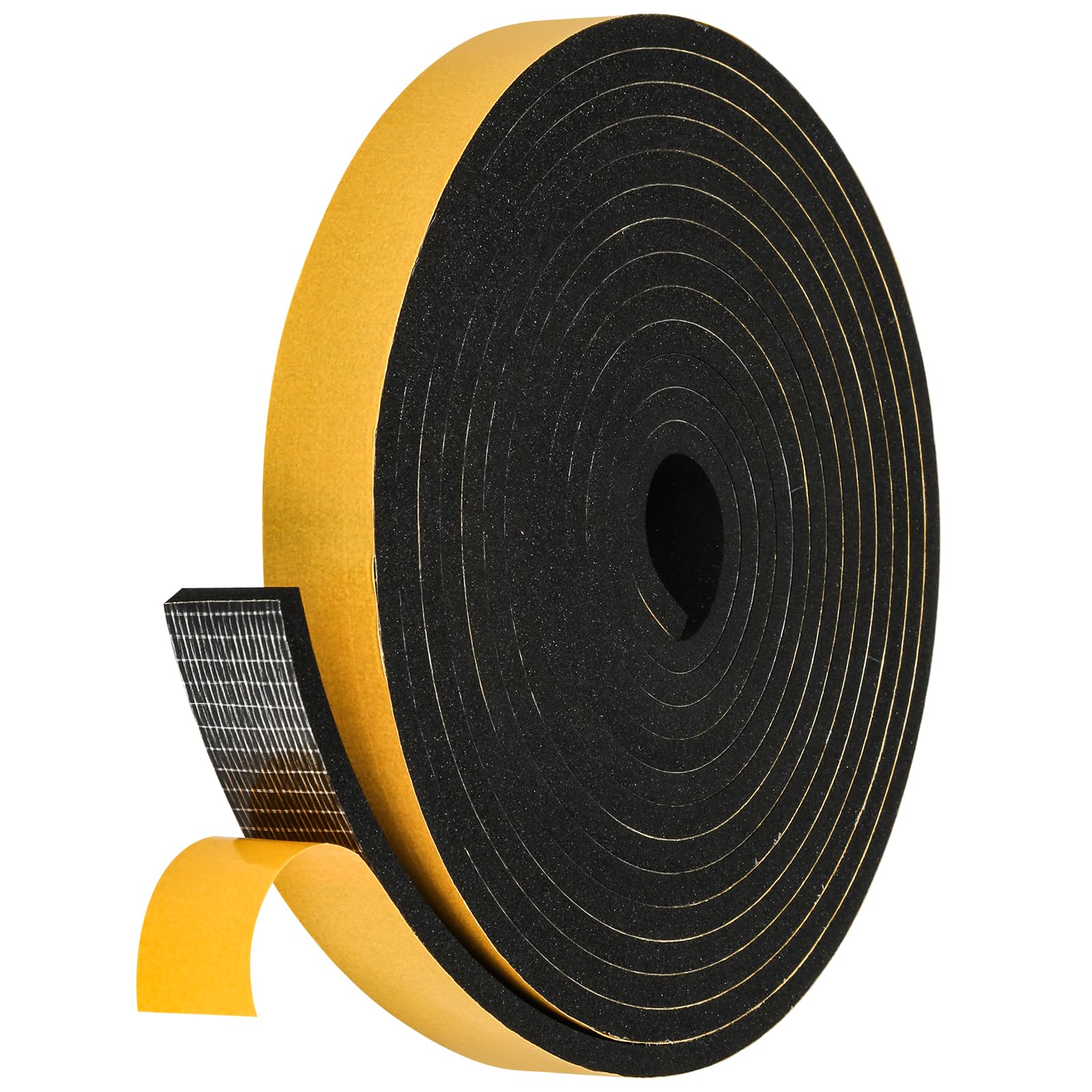 16Feet Weather Stripping Seal (1 Inch X 1/4 Inch) for Door Window, High ...