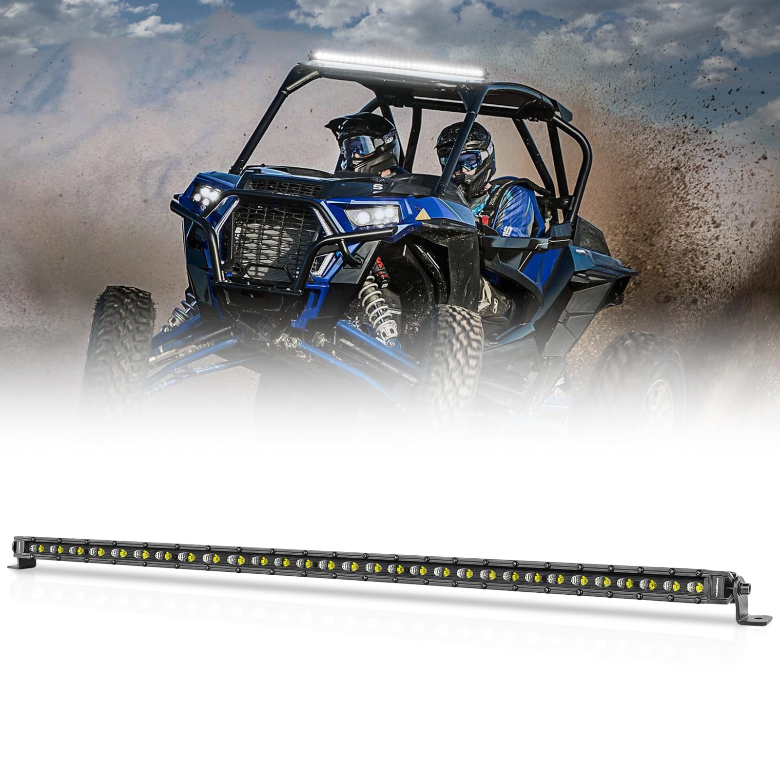 Amazon.com: 30 Inch LED Light Bar, OFFROADTOWN Single Row LED Light Bar ...