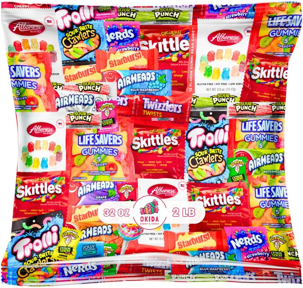 Amazon.com: Assorted Candy Variety Pack - Individually Wrapped Party ...