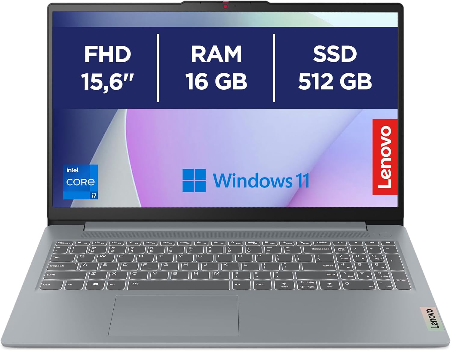 Lenovo IdeaPad Slim 3 Notebook 15,6” FHD (1920x1080), Intel Core i7 ...
