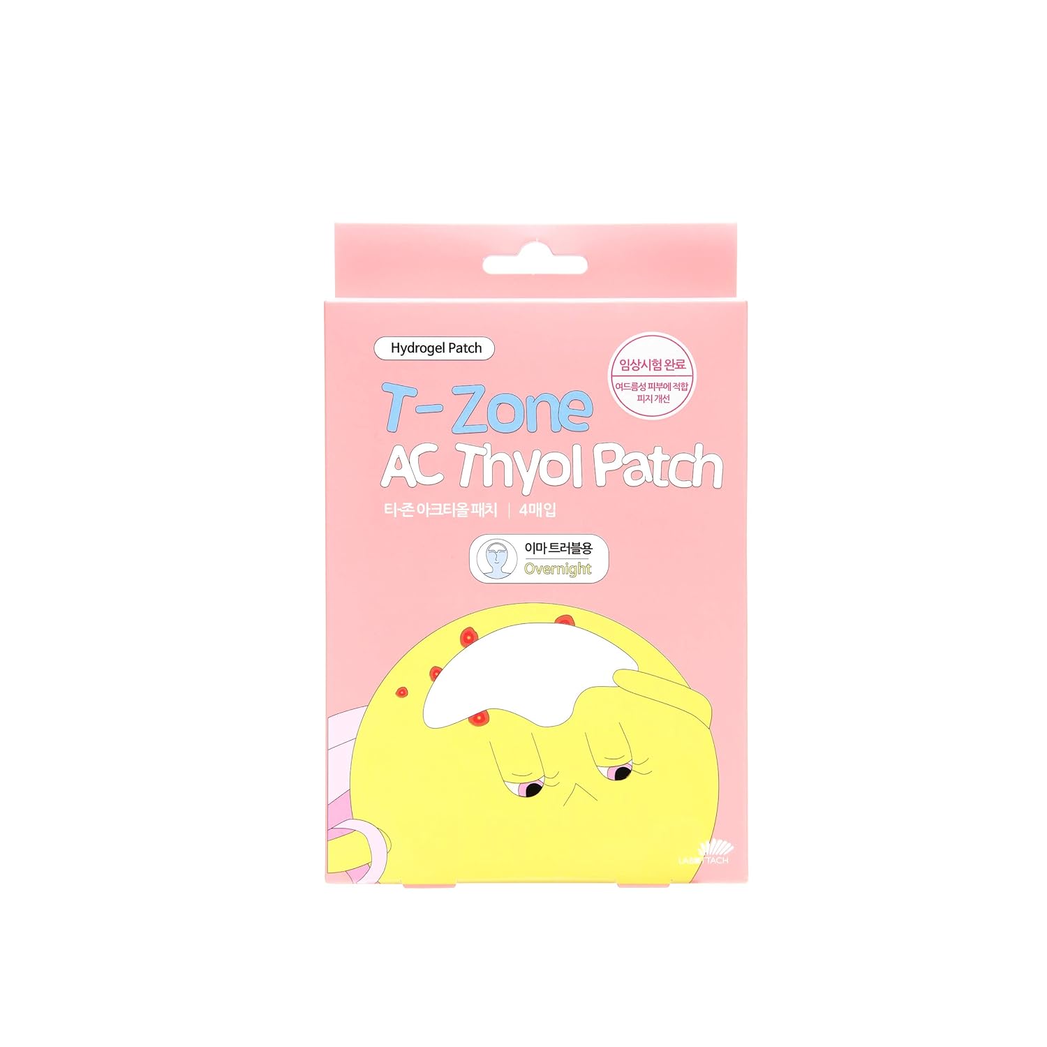 Amazon.com: Wooshin Labottach Acne Pimple Patch - T-zone AC Thyol Patch for Forehead, 1 Box (4 ...