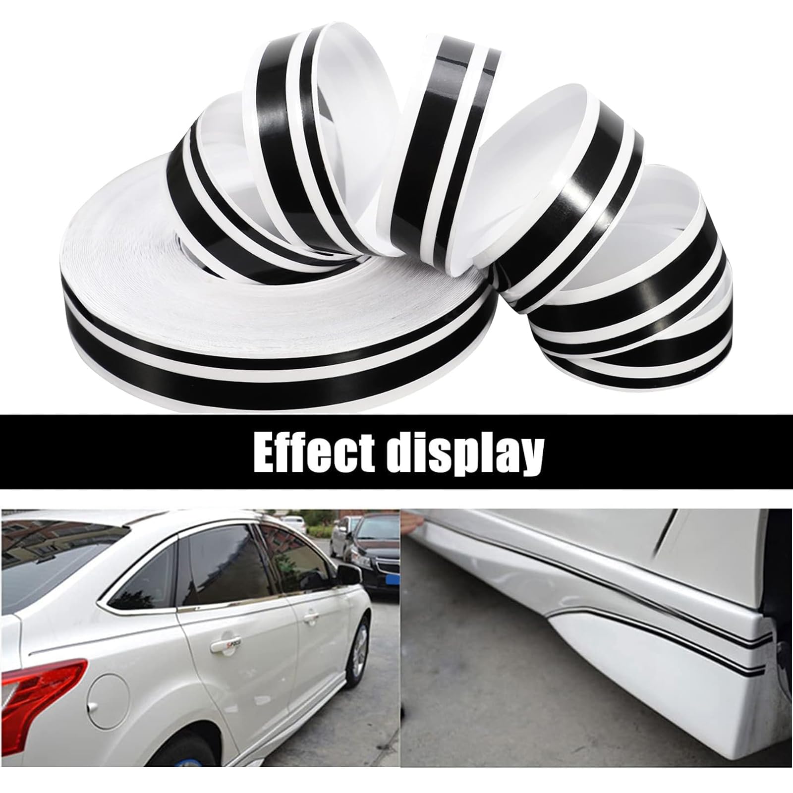 Snapklik.com : Slykew Pack-2 Car Waistline Body Stickers, Pinstripe ...