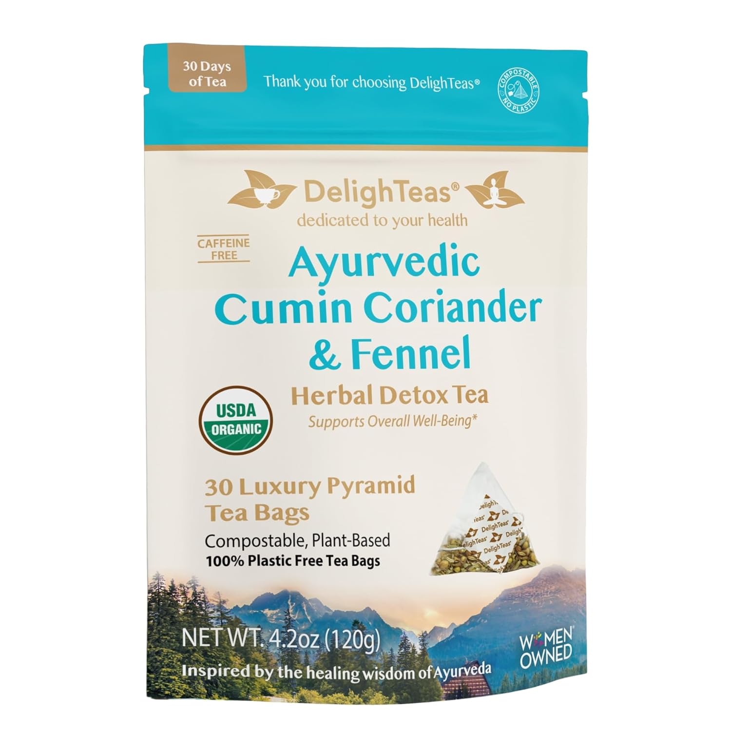 Amazon.com : DelighTeas Organic Digest & Detox CCF Tea | Eco-friendly ...