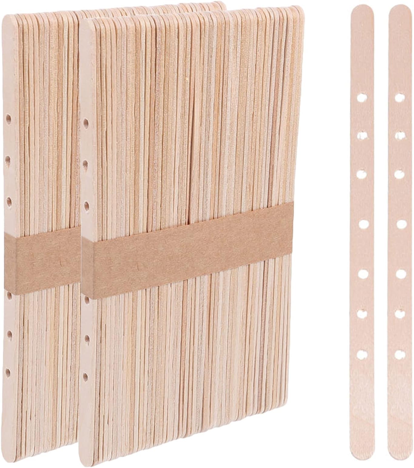 Amazon.com: Gjinxi Wooden Candle Wick Holders 50 Pcs Multiwick ...