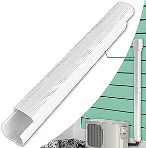 Amazon.com: TAKTOPEAK Mini-split Line Set Cover Parts: 4" 3.28 Ft ...