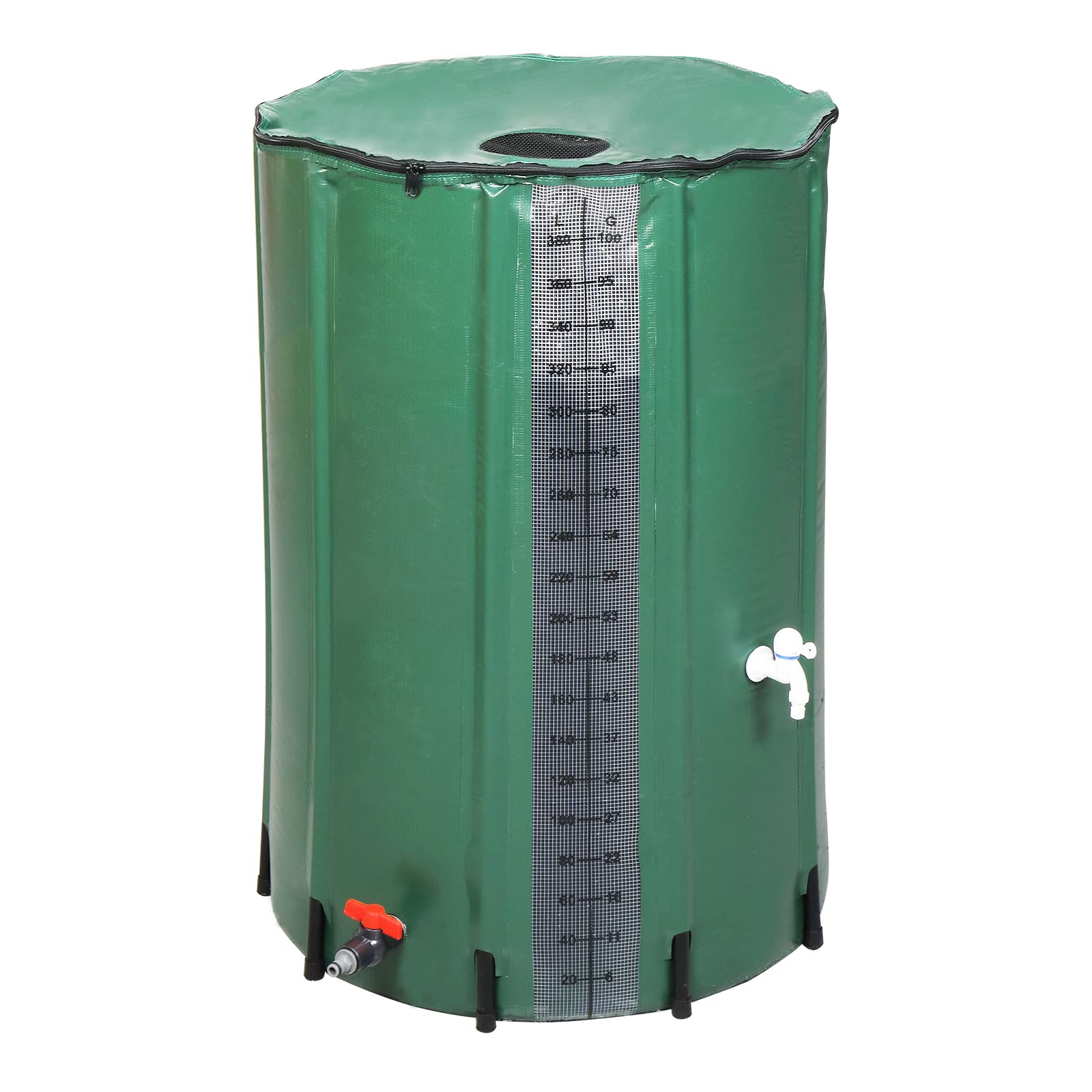 Snapklik.com : 100 Gallon Collapsible Rain Barrel, Portable Rainwater ...