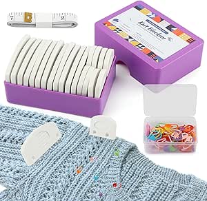 Amazon.com: 81Pcs Knit Blockers Pins Kit, 20Knit Blocking Combs with ...