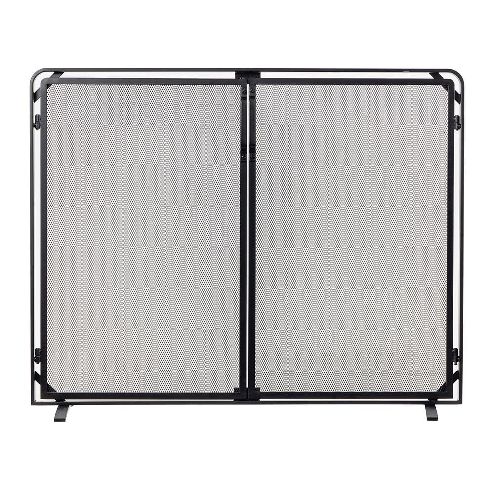 Amazon.com: Modern Ember Aalto Mesh Fireplace Screen in Black ...