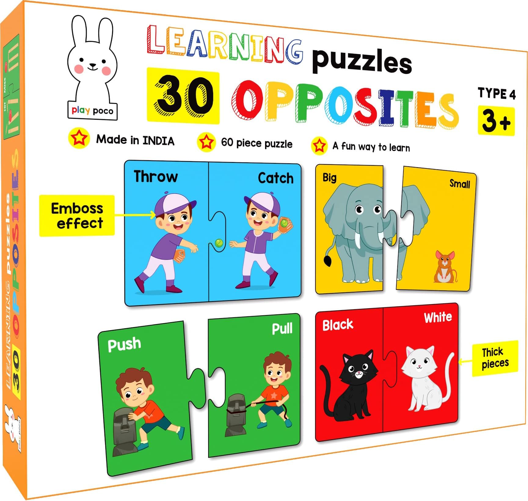 Buy Play Poco Alphabet Fun Type 1-78 piece Alphabet Matching Puzzle - 7 ...