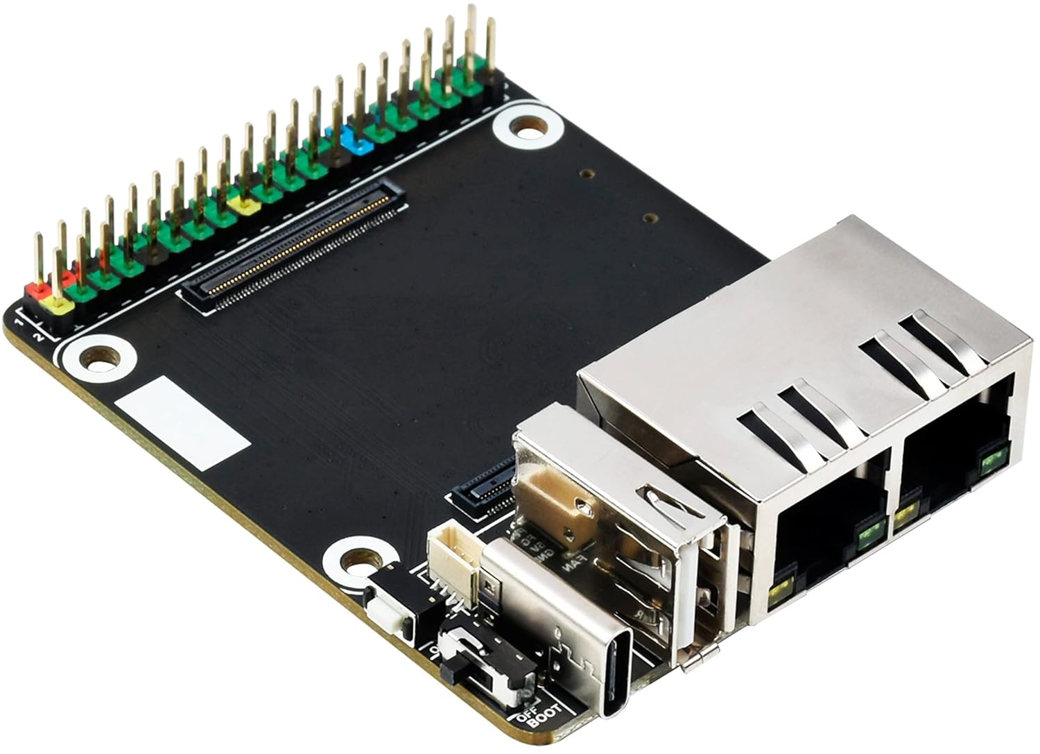 Mini Dual Gigabit Ethernet Base Board for Raspberry Pi Compute Module 4 ...