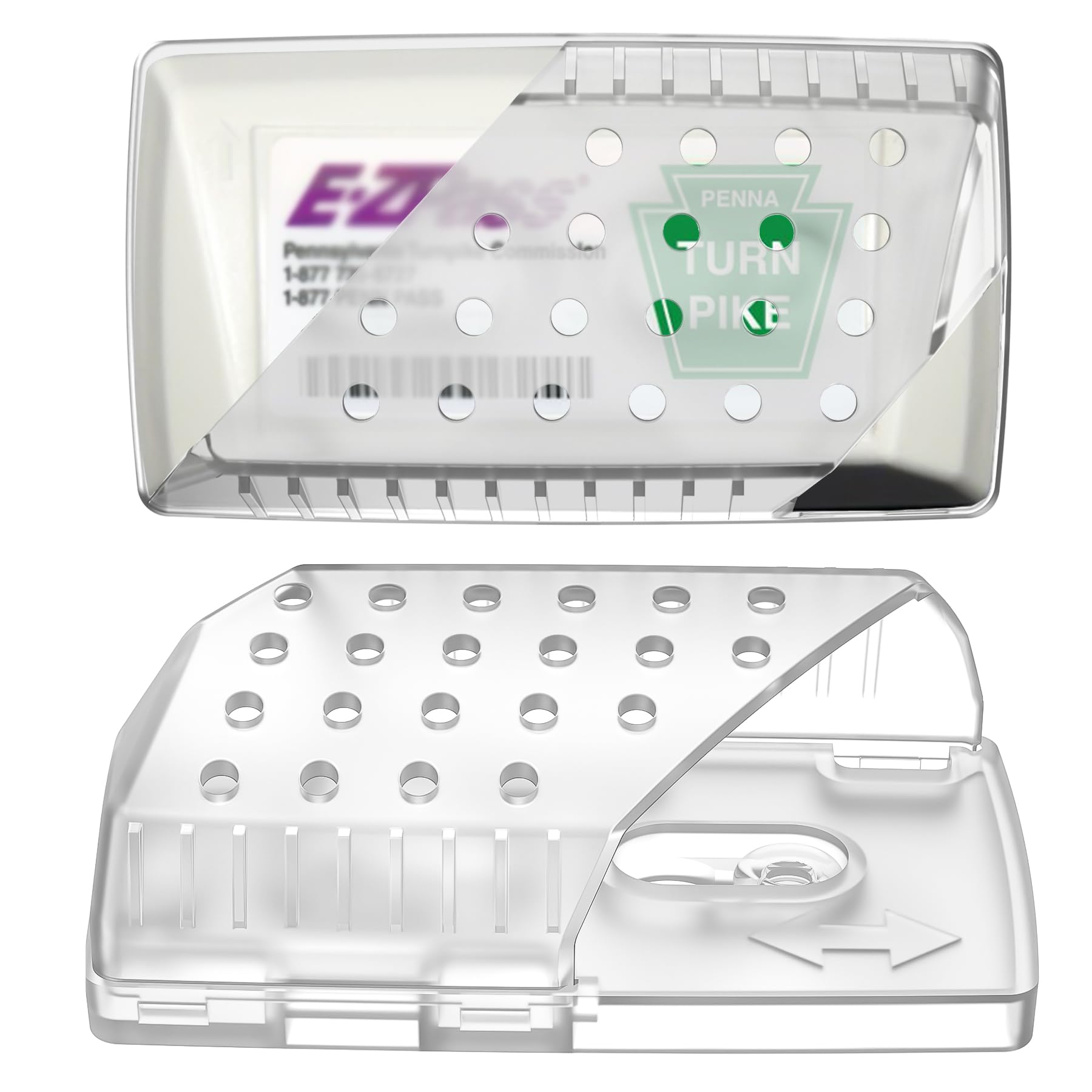 Amazon.com: 2024 Durable EZ Pass Holder with Powerful Suction Cups for ...