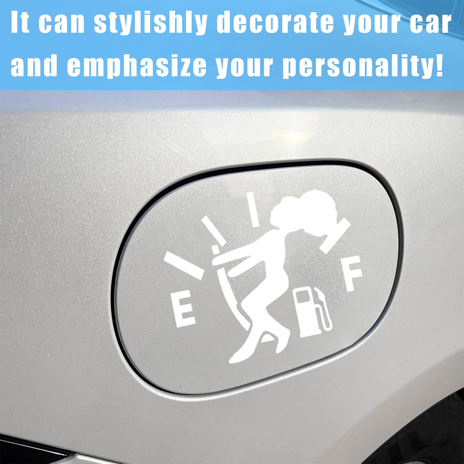 Snapklik.com : Augeny Funny Car Fuel Tank Sticker, EF Logo Waterproof ...
