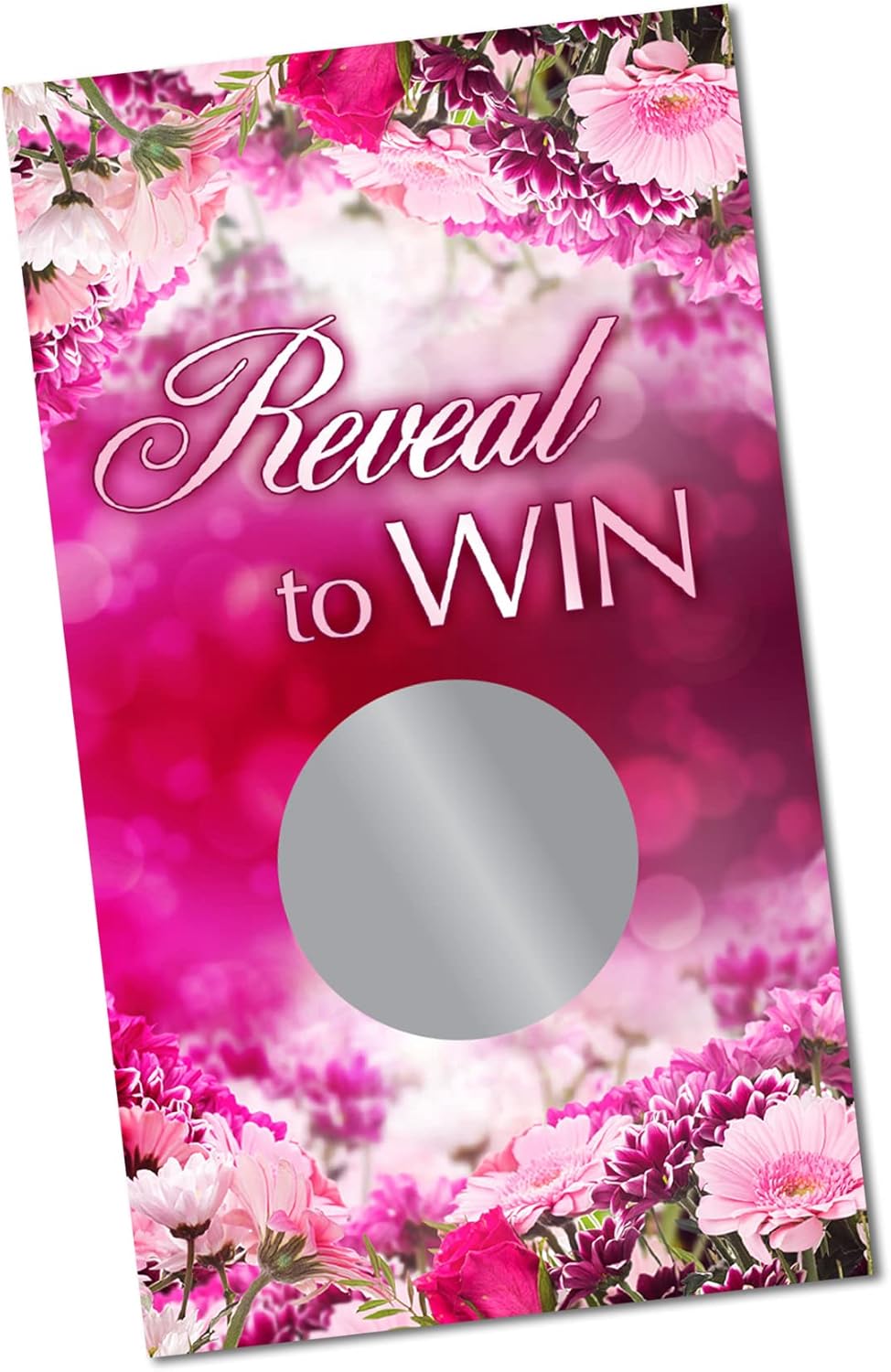 Amazon.com: Pink Flowers Scratch Off Cards - (30 Cards) - Bridal Shower ...