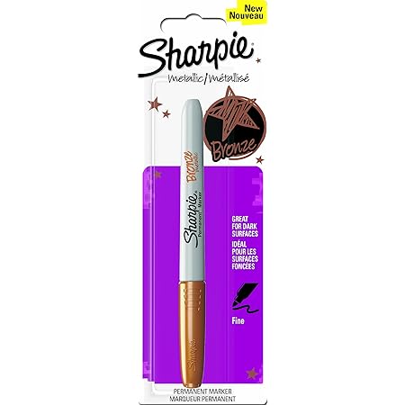Sharpie Fine Metallic Permanent Marker - Bronze : Amazon.co.uk ...