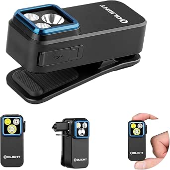 OLIGHT Oclip Pro Flashlight Hands Free Light with Red & White Light ...