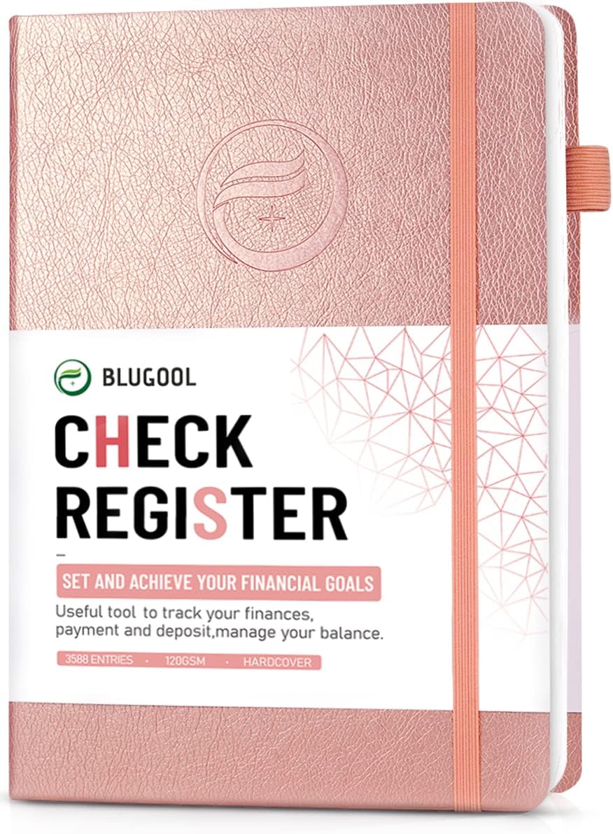 Amazon.com : Check Registers for Personal Checkbook, Blugool Checkbook ...