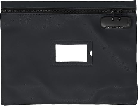 Amazon.com: Notary Bag with Lock | 14x11 inch | Black | Zipper Notary ...