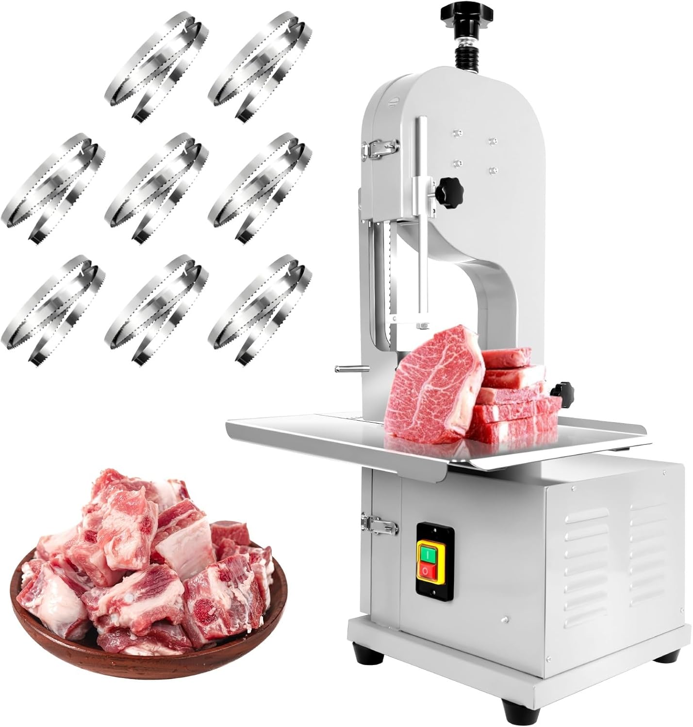 Amazon.com: Electric Meat Bandsaw, 1500W Bone Saw for Butchering ...