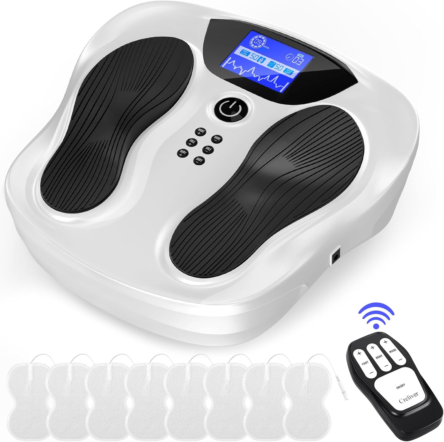 Amazon.com: Creliver Circulation Booster with TENS Unit, Medical Foot ...
