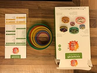 KitchenCraft Healthy Eating Colour-Coded Food Portion Control Rings ...