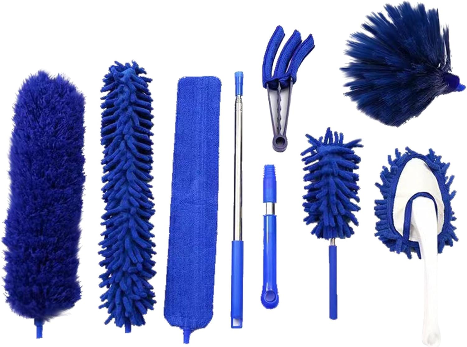 Amazon.com: Microfiber Duster Kit, Feather Duster with Extension Pole ...