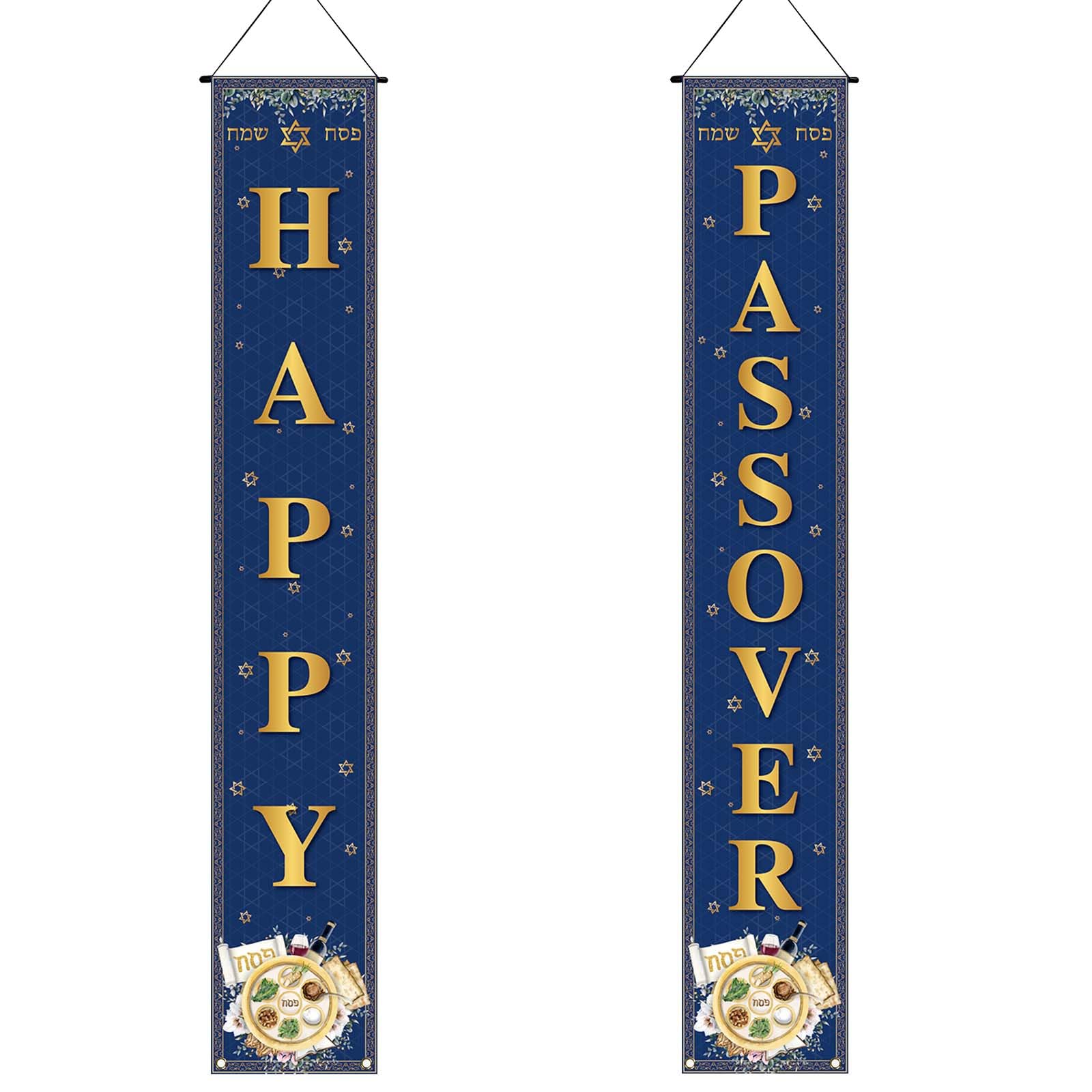 Snapklik.com : Blue Passover Decorations Outdoor Happy Passover Welcome ...