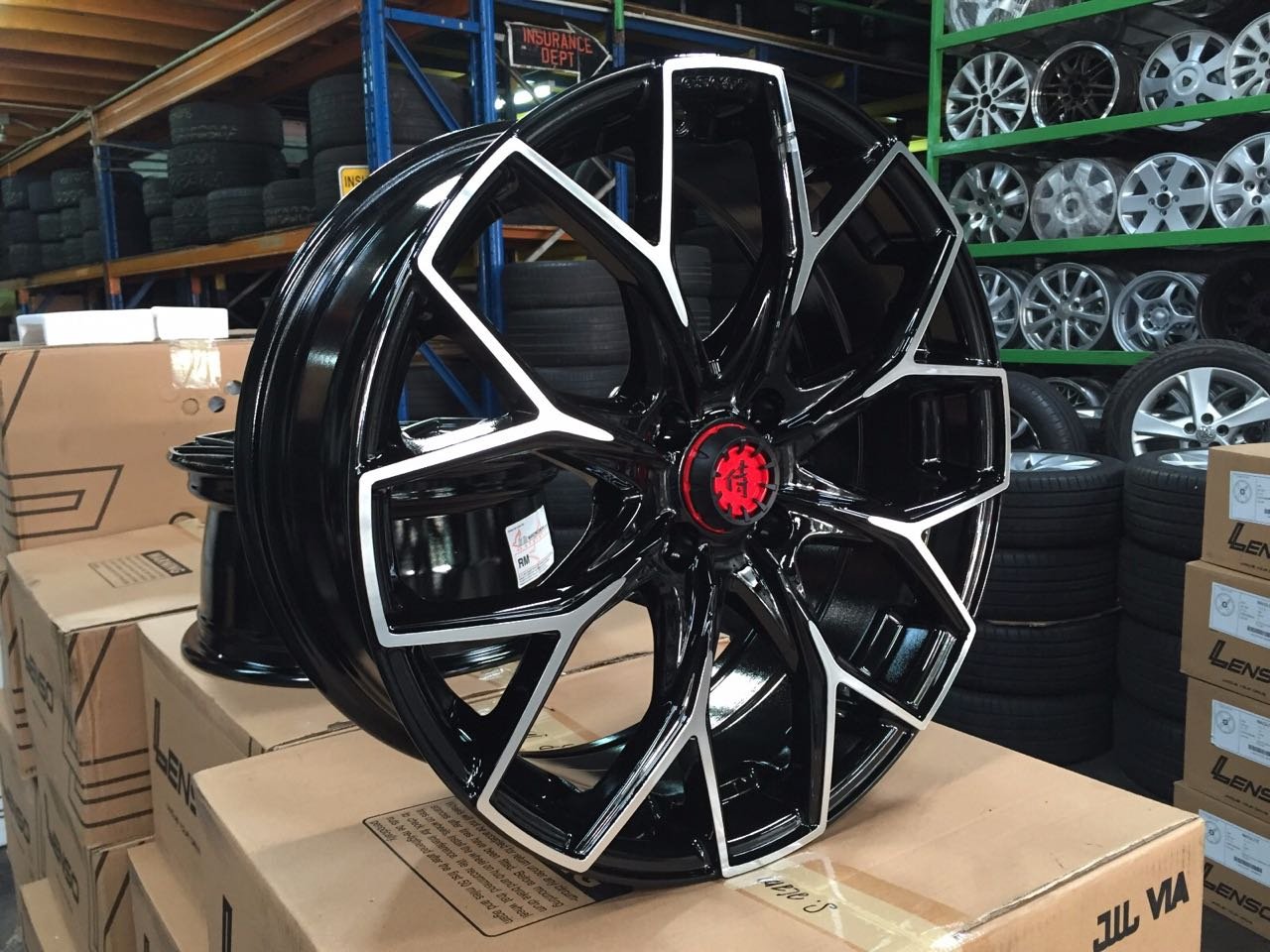 King of Rims Lenso 17 inch Samurai Musashi wheel PCD 4x100 a set of 4 ...