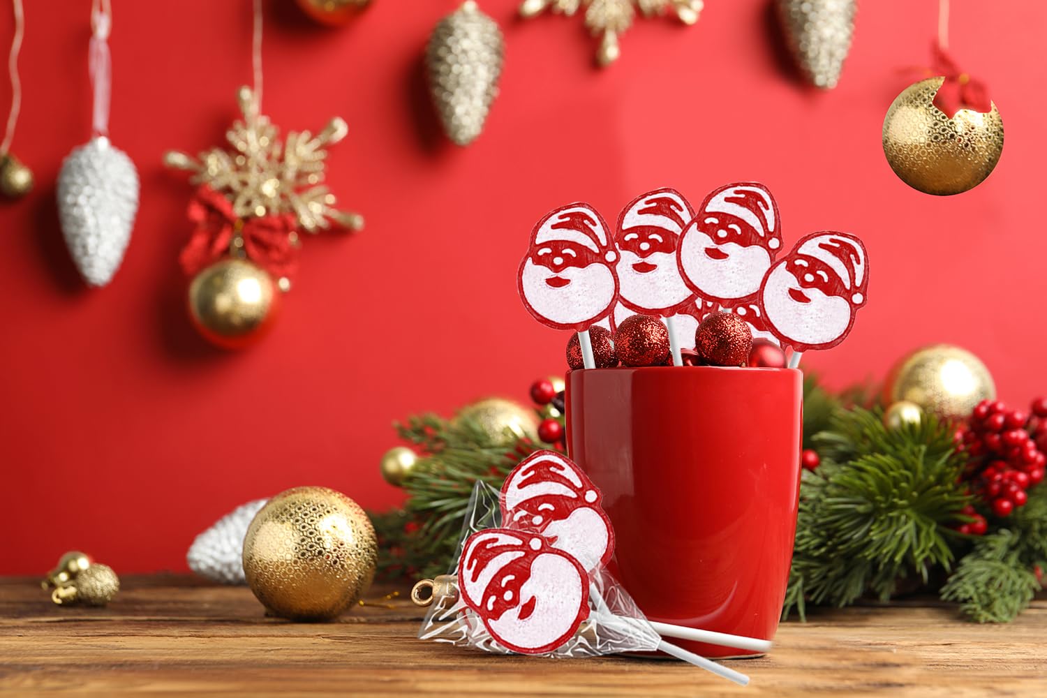 Snapklik.com : Fruidles Christmas Santa Clause Lollipop, Mixed Fruit ...