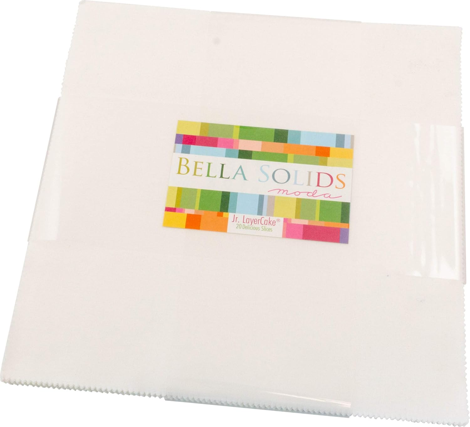 Bella Solids Off White Junior Layer Cake 20 10-inch Squares Moda ...