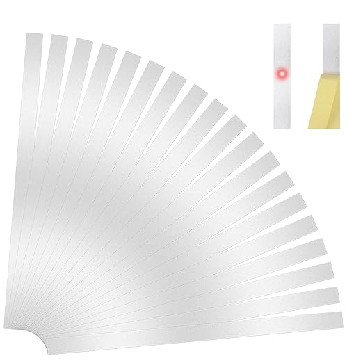 20 Strips Reflective Tape Strips for Optical and Laser Tachometers ...
