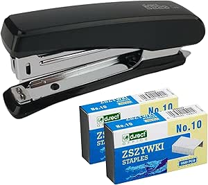 D.RECT 5220 Office Stapler with Staple Remover + 2000 Staples – 10 ...