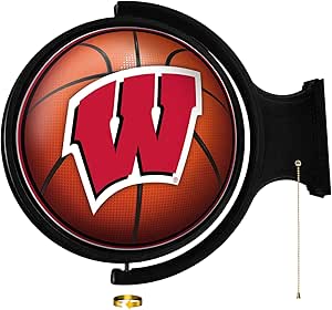Amazon.com : The Fan-Brand University of Wisconsin Round Rotating ...