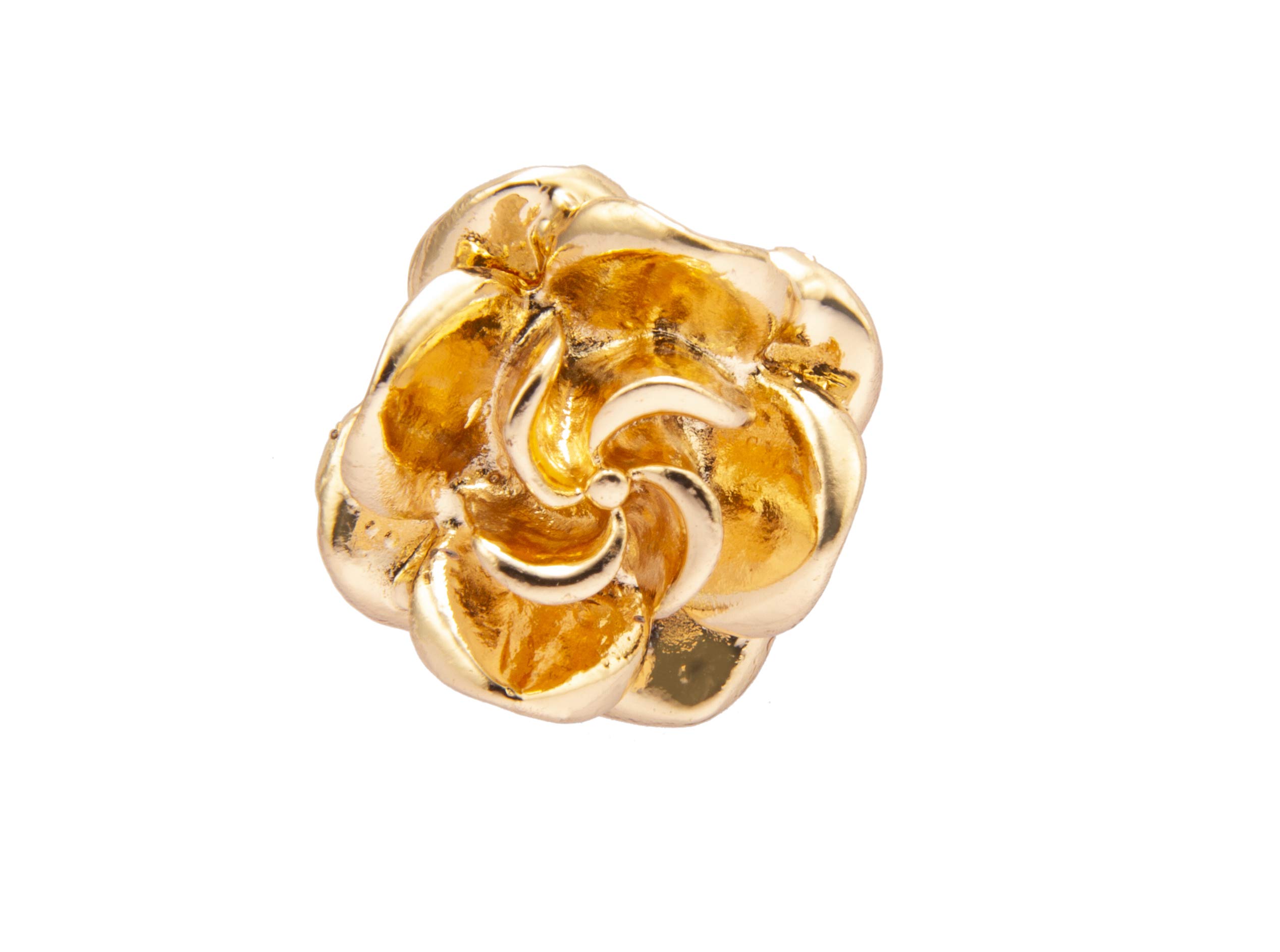 Amazon.com: Knighthood Brooch Suit Pin Formal Metalic Gold Rose Lapel ...