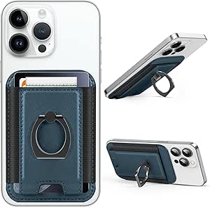 Amazon.com: Miroddi for Magsafe Wallet with Grip, Strongest Magnetic Wallet Card Holder for ...