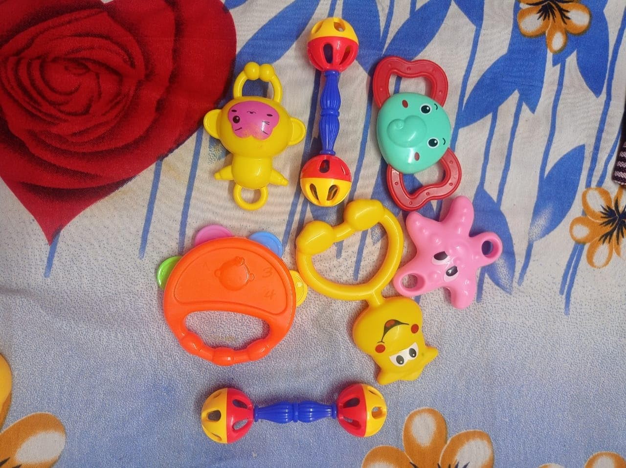 Khasala Brothers® Baby Rattle Toys for Kids, Colorful Rattles for ...