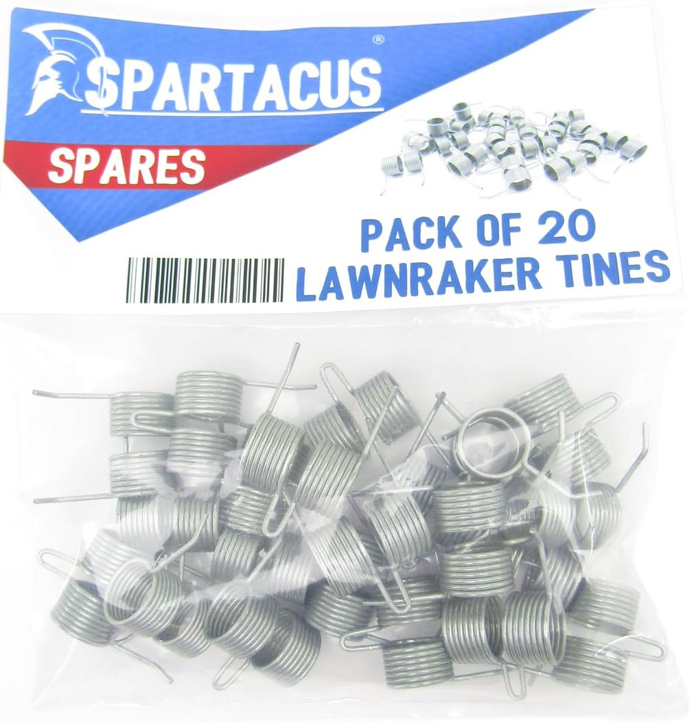 Spartacus 20 x Replacement Lawn Raker Scarifier Tines Tynes For ...