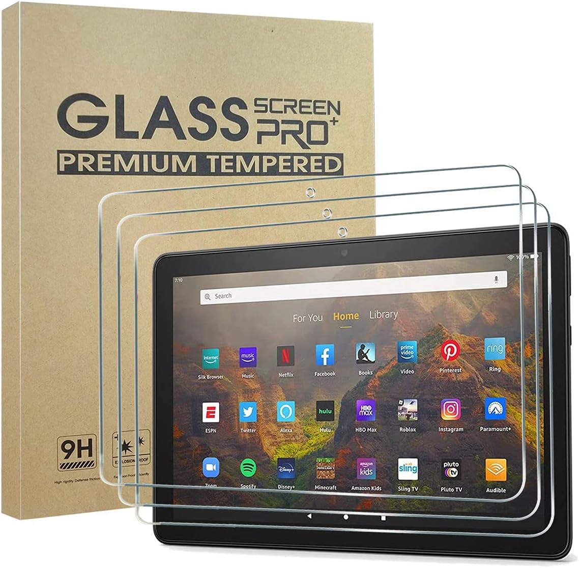 Amazon.com: [3-Pack] All-New Kindle Fire HD 10 2021/Fire HD 10 Kids ...