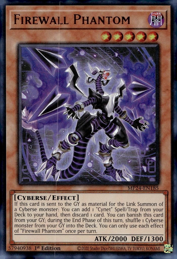 Amazon.com: Firewall Phantom - MP24-EN185 - Ultra Rare - 1st Edition ...