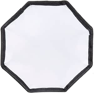 Amazon.co.jp: 20cm/30cm Octagonal Mask Shape Flash Softbox Diffuser ...