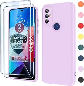 Amazon.com: LeYi Motorola G Play Case, Motorola G Play 2023 Case with [2 Pack] Tempered Glass ...