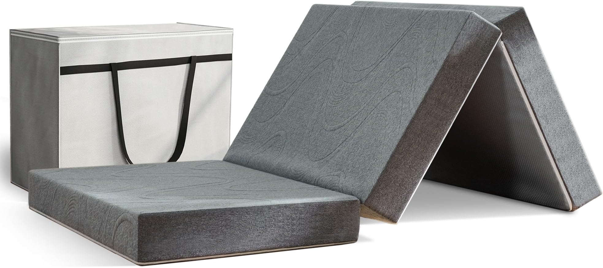 Fun!ture Double Foldable Z Bed Mattress | Indoor Portable Folding Sofa ...