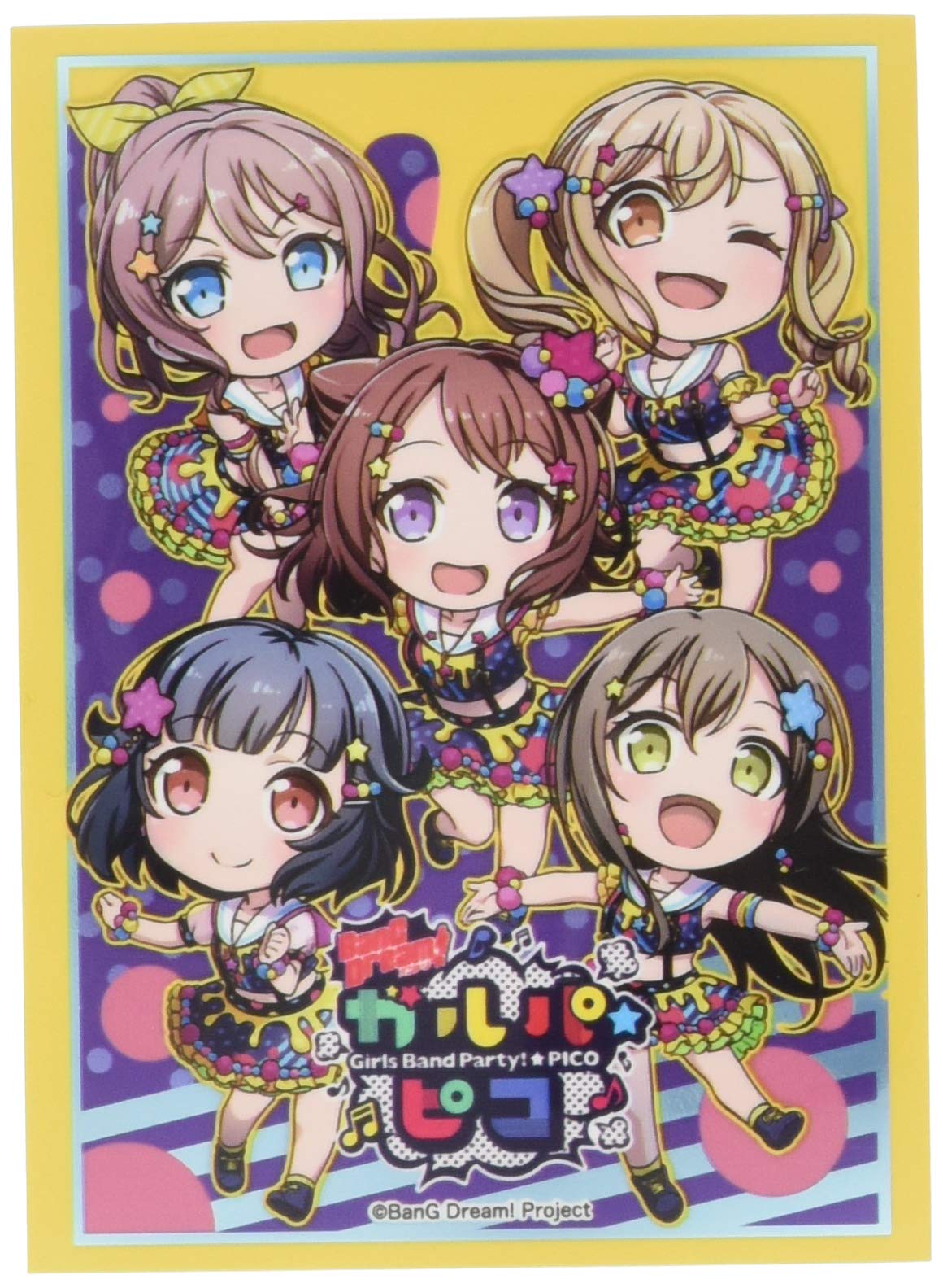 Buy Bang Dream! Poppin`Party Full Cast Card Game Character Sleeves ...