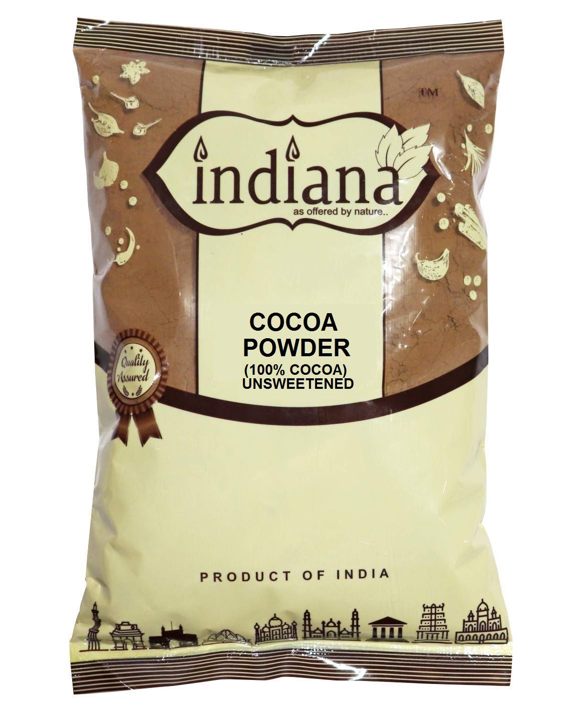 Indiana Cocoa Powder (Natural,Unsweetened & Gluten Free), 200g : Amazon ...