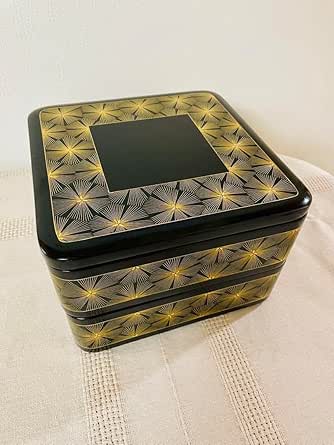 Amazon.co.jp: Wajima Lacquerware Double Layer Box : Home & Kitchen