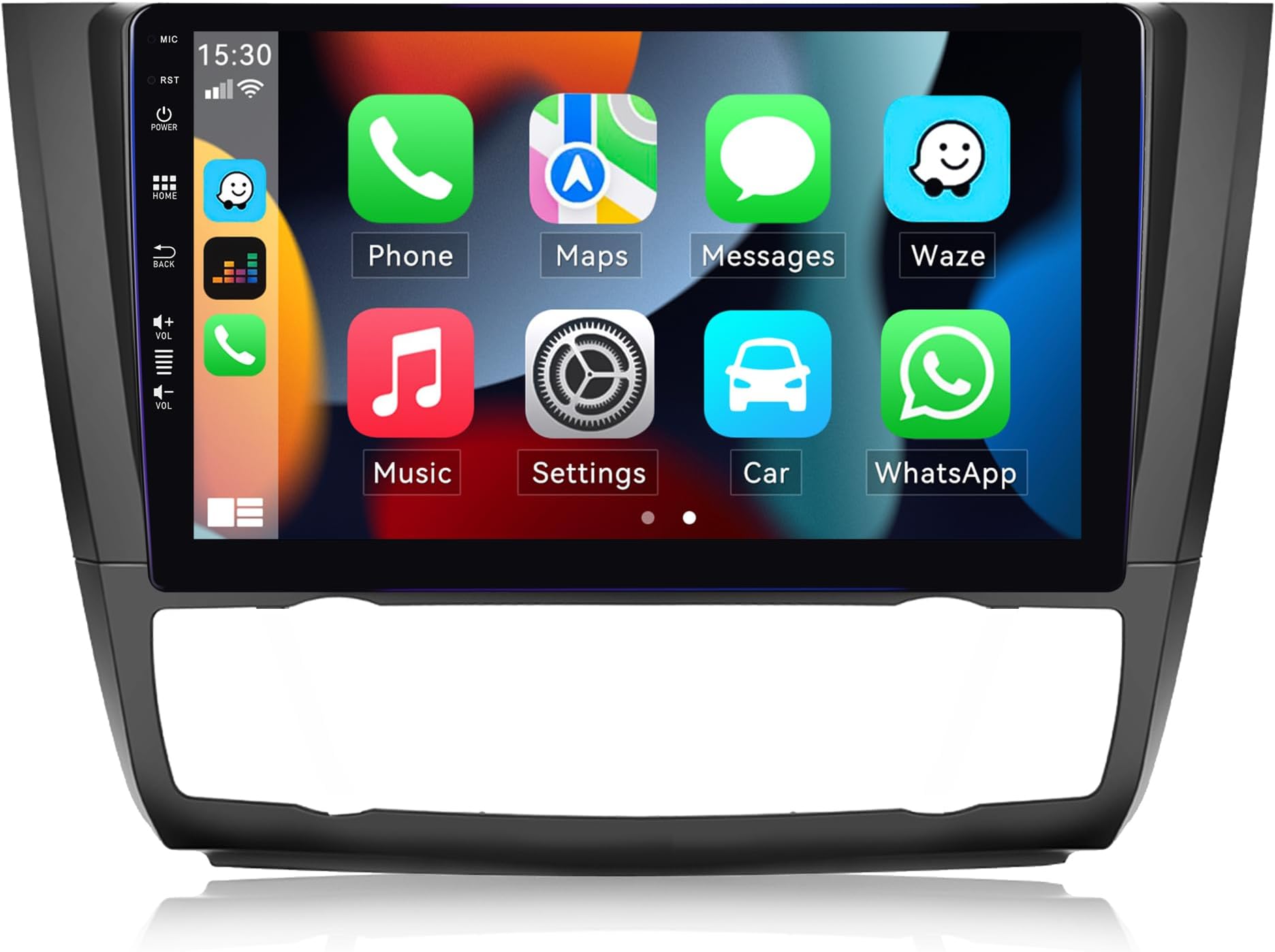 CAMECHO 2+64G Android 13 Carplay Android Auto Autoradio mit HiFi Sound für BMW 1 Series E81 E82 ...