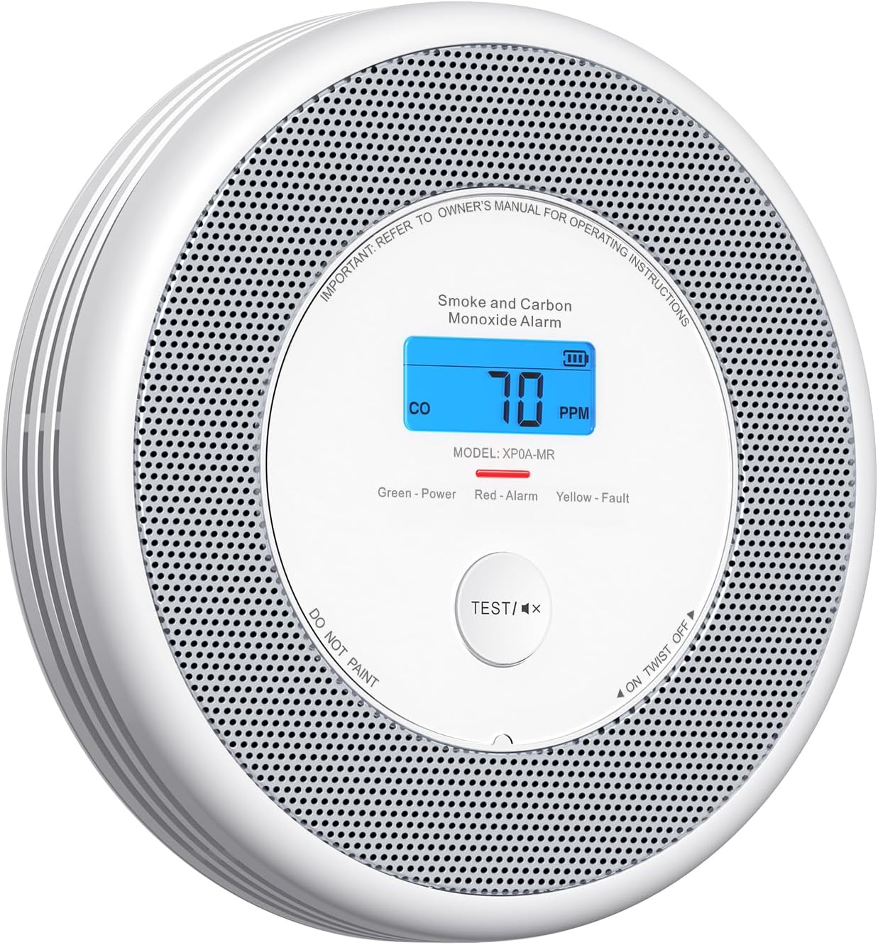 FireAngel Combination Smoke and Carbon Monoxide Alarm for Home - SCB10 ...