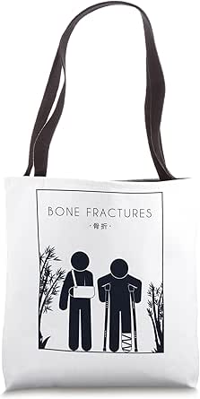 Amazon.com: Bone Fractures Chinese Hanzi Broken Bone Bone Fracture Tote ...