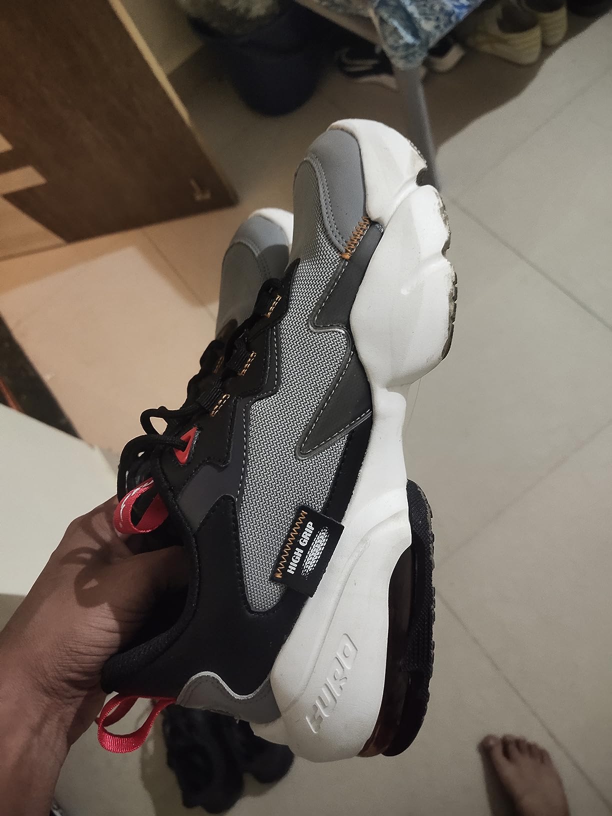 Buy FURO Lace Up Comfortable Stylish Outdoor Running Sports Shoes for ...