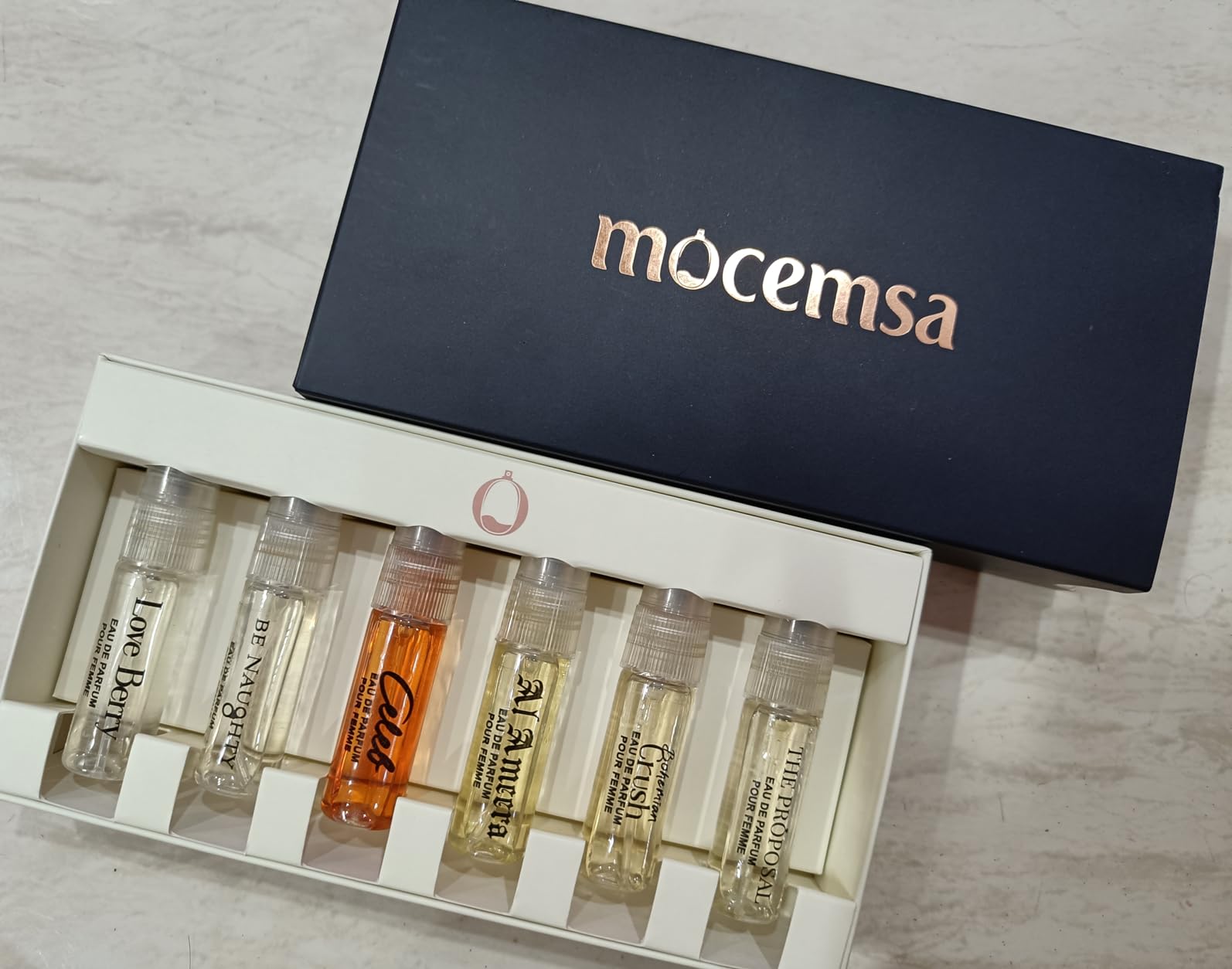 MOCEMSA Perfume Trial Set Gift Set for Women Pack of 6 Testers Pocket ...